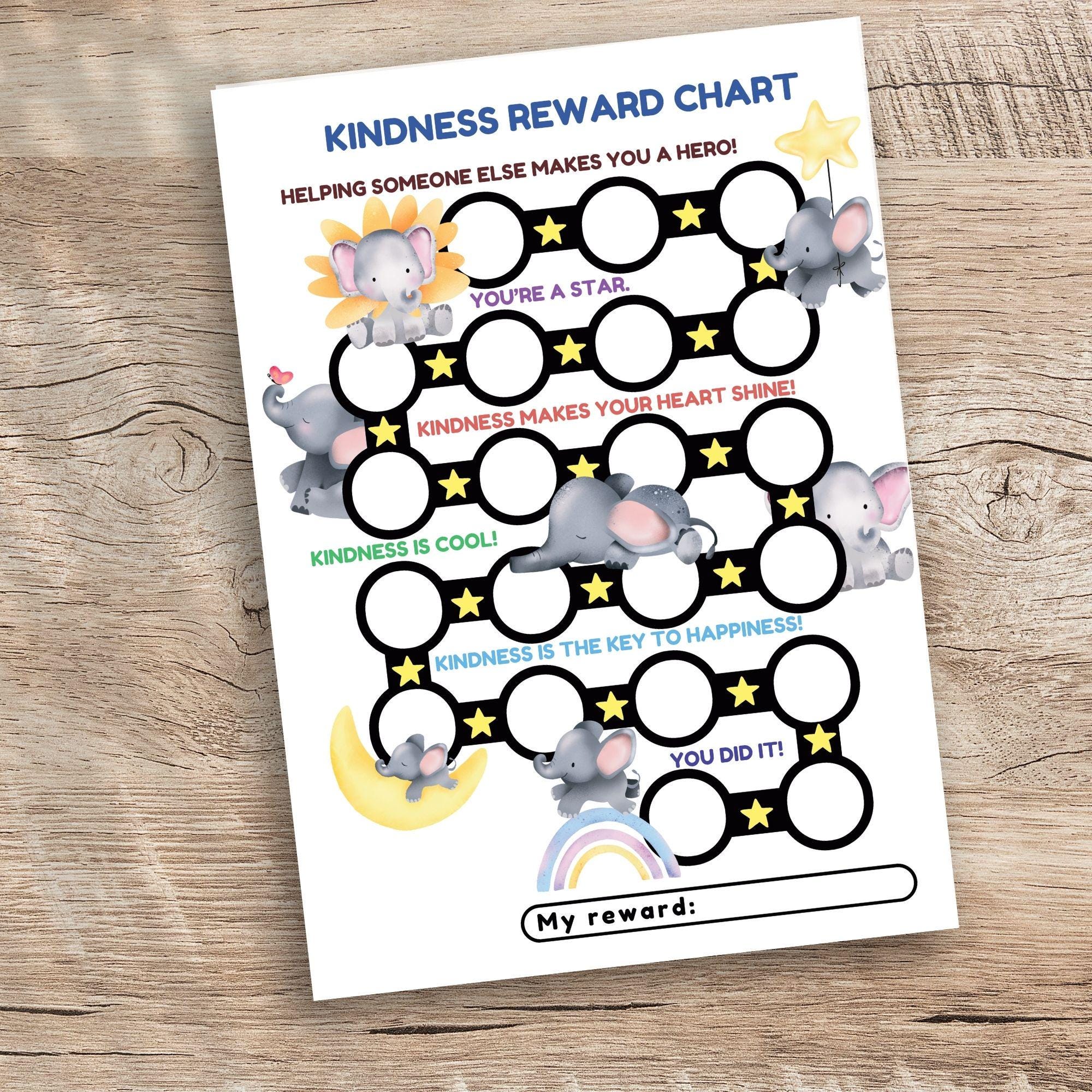 Printable Kindness Certificate for Kids - Teaching Social Skills Reward ...