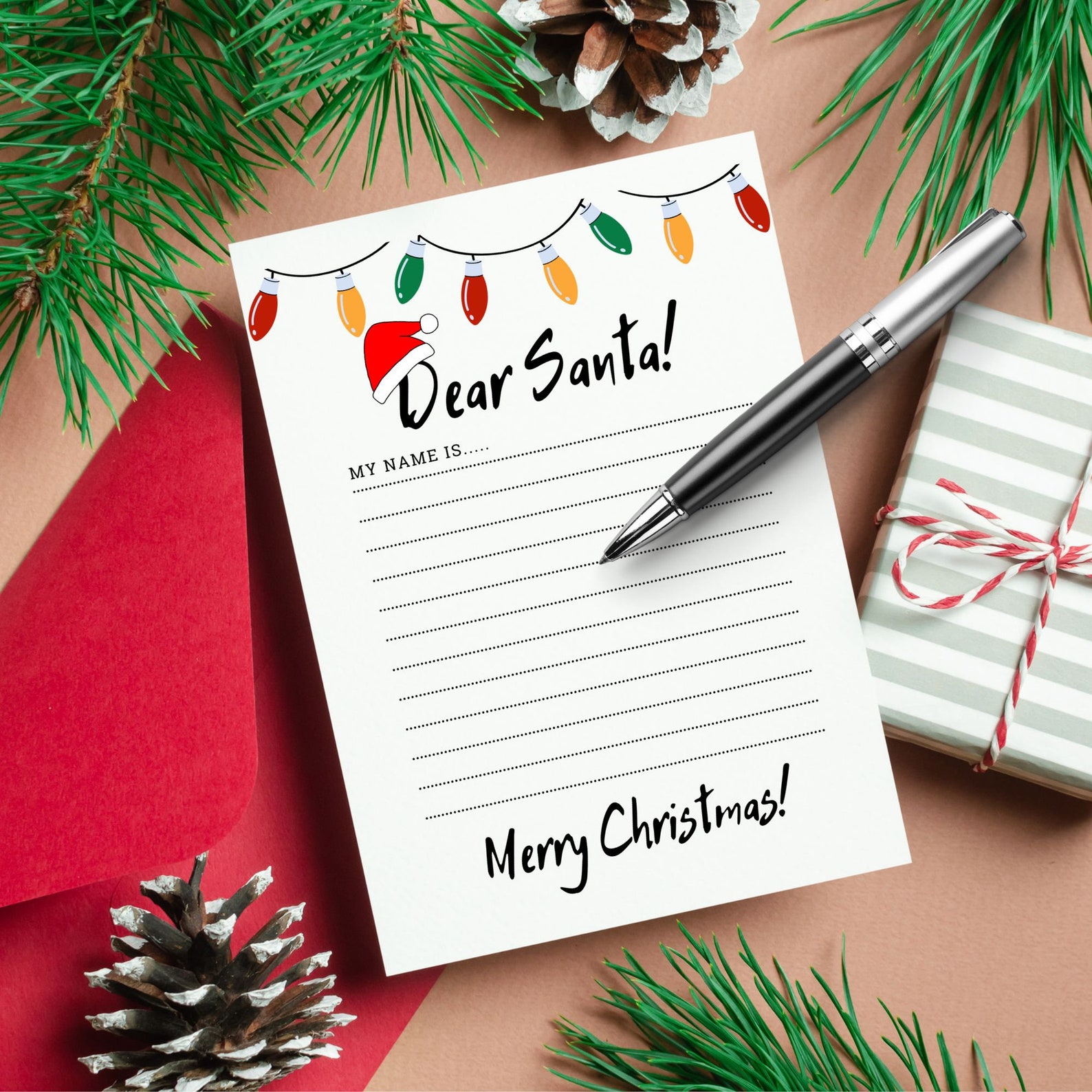 Printable Letter to Santa BUMPER PACK. Letter From Santa, Santa Address ...