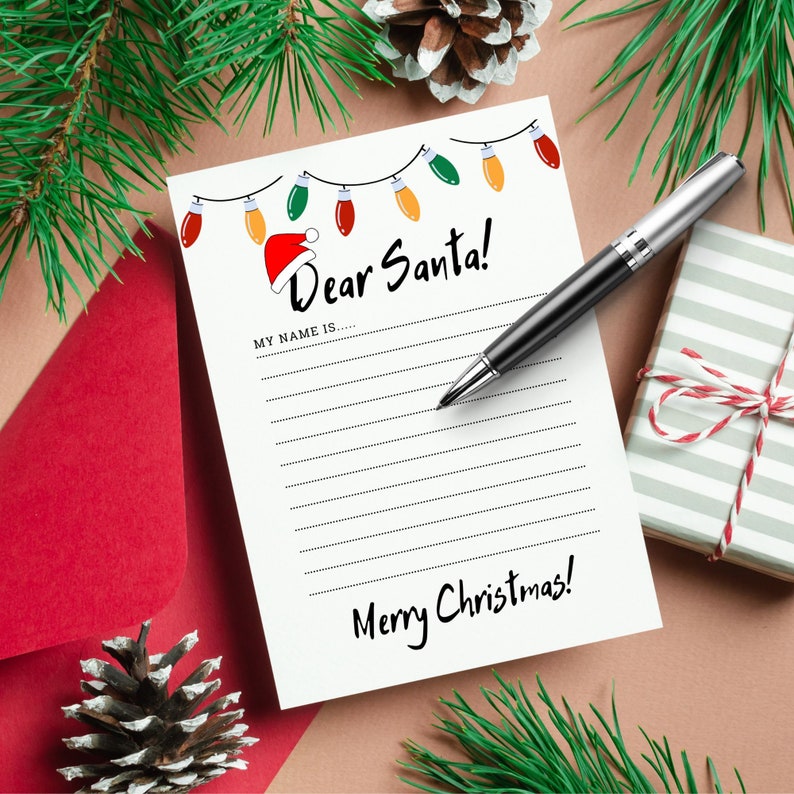 Printable Letter to Santa BUMPER PACK. Letter From Santa, Santa Address ...