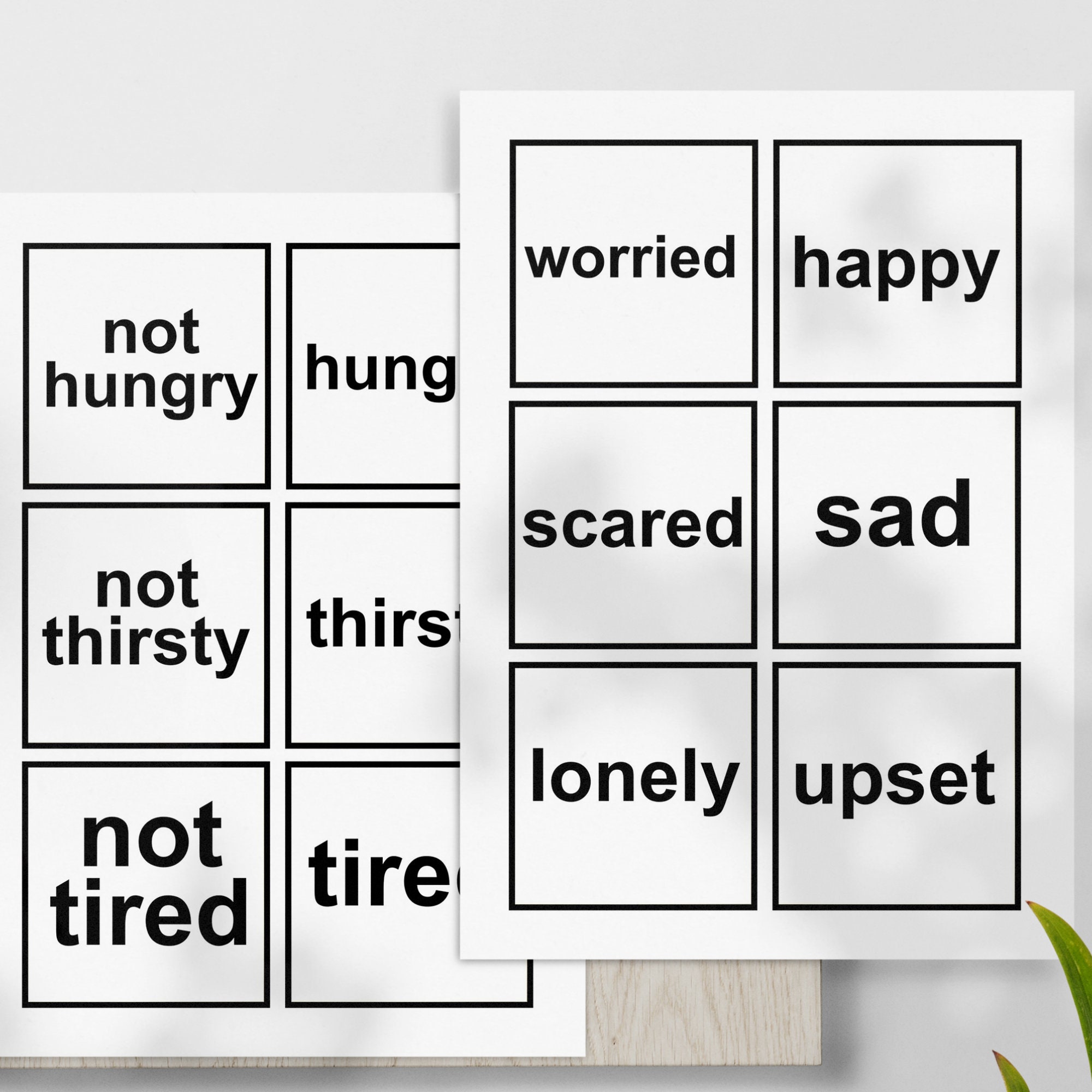 Printable Communication Cards,non-verbal Communication Cards for ...