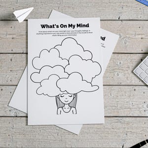 Emotional Expression Worksheet, Stress Management Tool, Autism-friendly ...