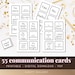 55 Printable Communication Cards Children /teens /adults, Selective ...