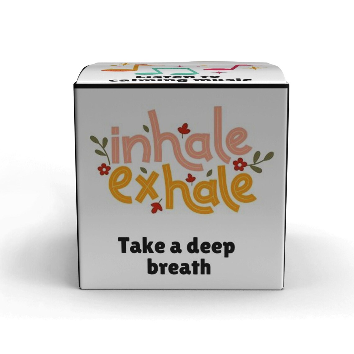 Printable Calm Down Cube Dice for Kids, Stress Relief Dice for Kids ...