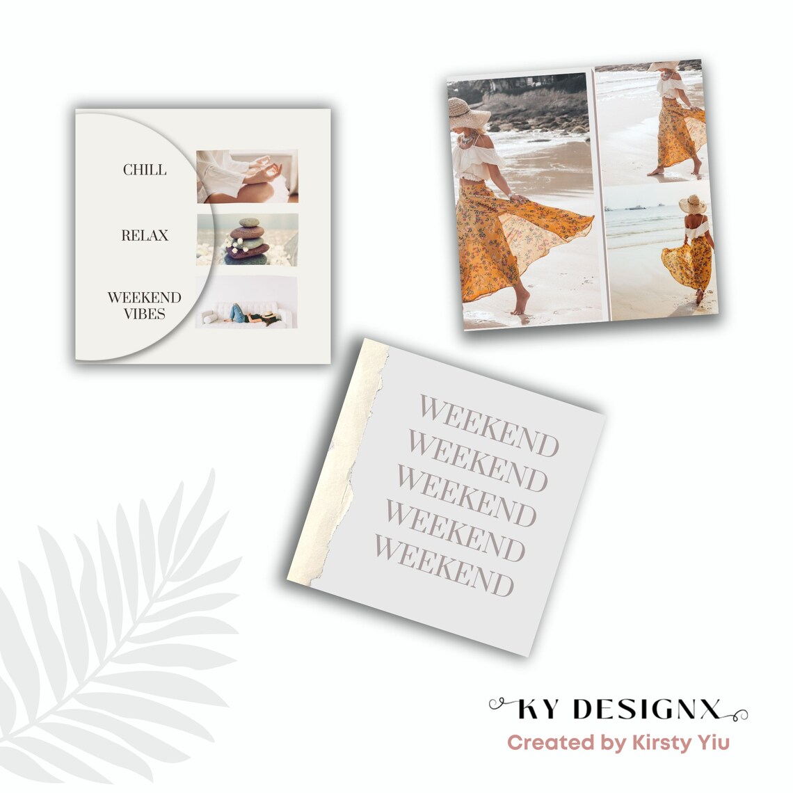 20 PAPER Love Clean Instagram Post Templates Bloggers - Etsy