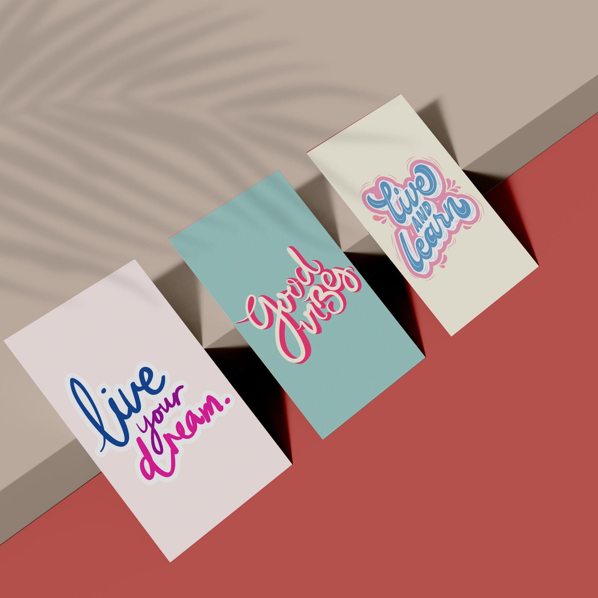 Printable Positive Motivational Cards - Self-care Affirmation Cards ...