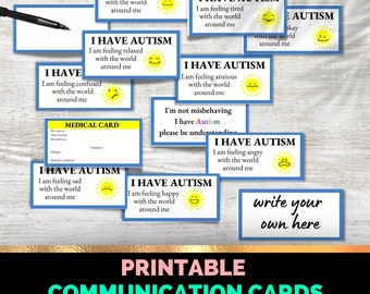 Medical Communication Cards - Etsy