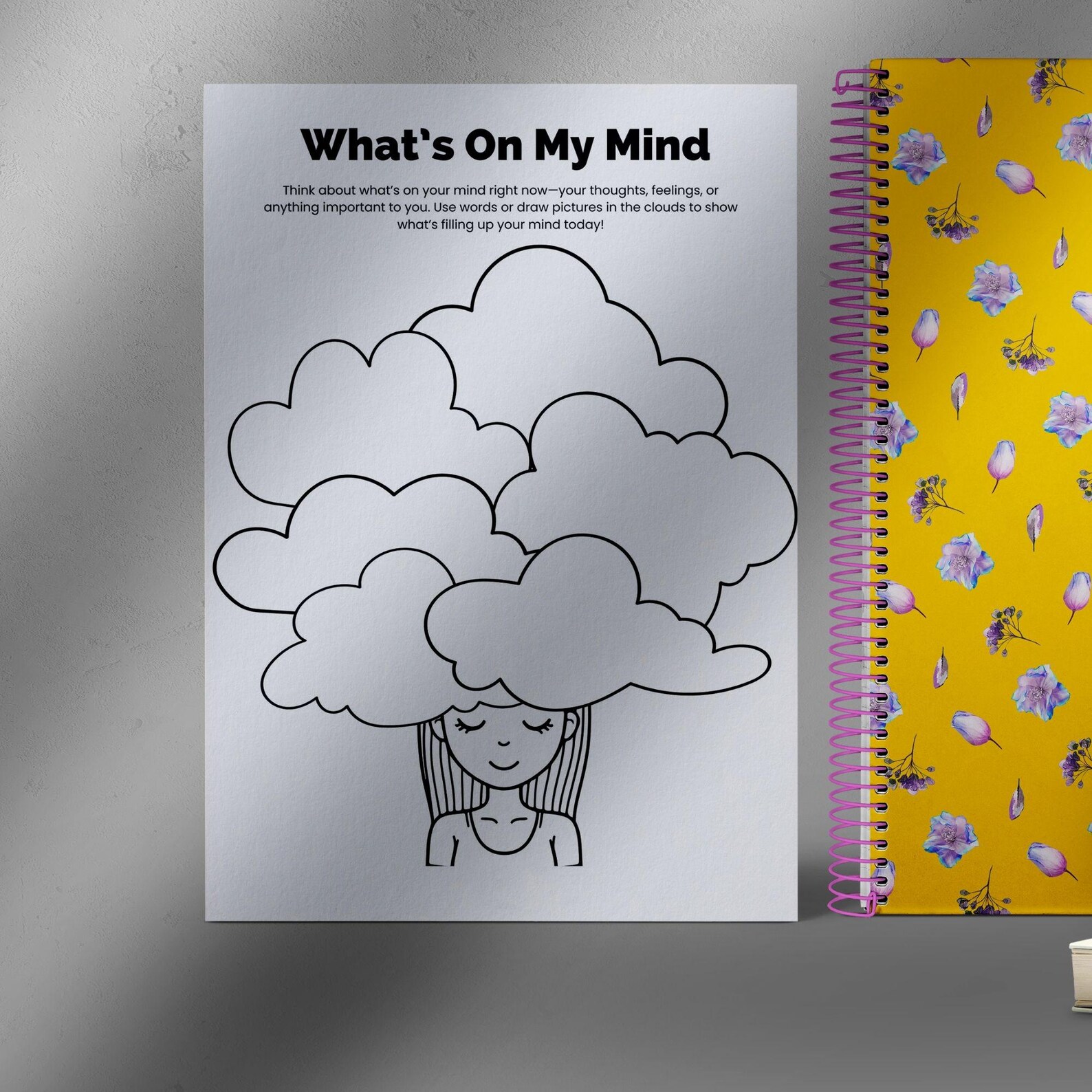 Emotional Expression Worksheet, Stress Management Tool, Autism-friendly ...