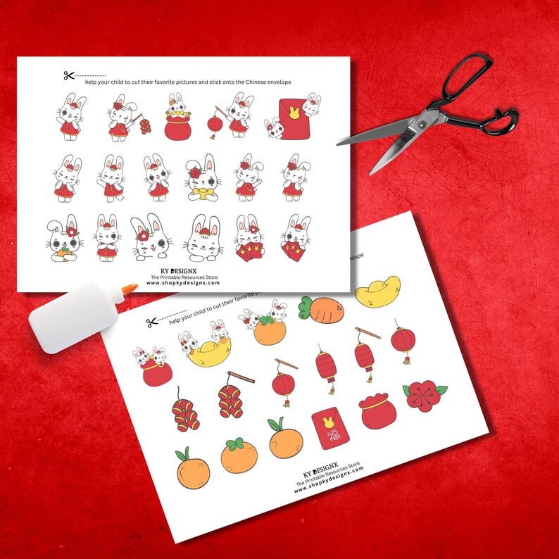 Printable Chinese New Year RED ENVELOPE, Lunar Year Envelopes, DIY ...