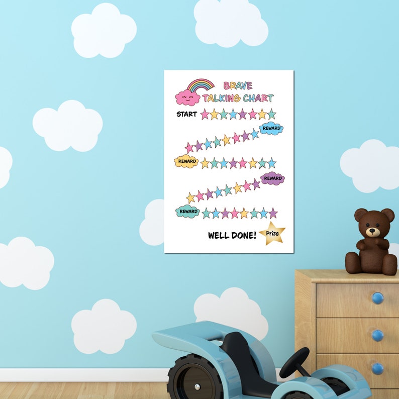 Printable Brave Speaking REWARD Chart for Children With Selective ...