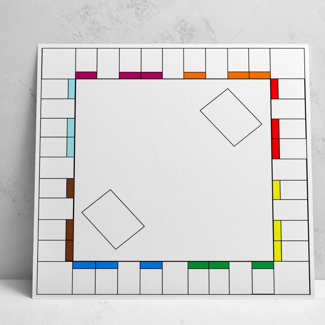 Printable Blank Board Game / DIY Board Games / Printable Board Games ...