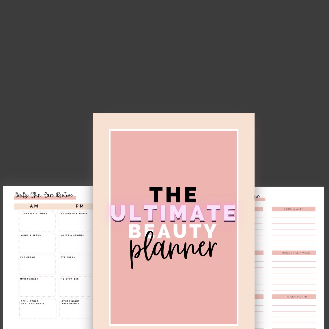 Skincare Routine Printable, BEAUTY Planner, Beauty Journal,skin Care ...