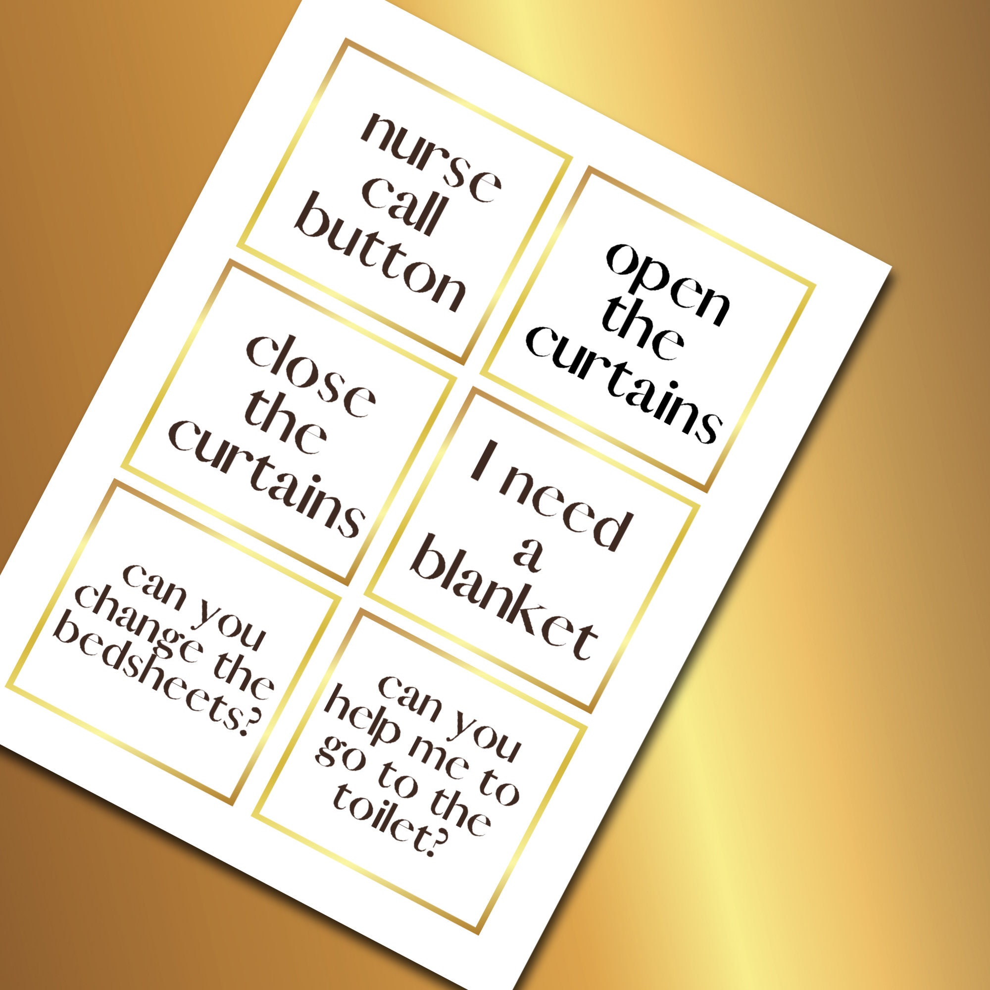 Printable Communication Cards for Stroke Dementia | Etsy