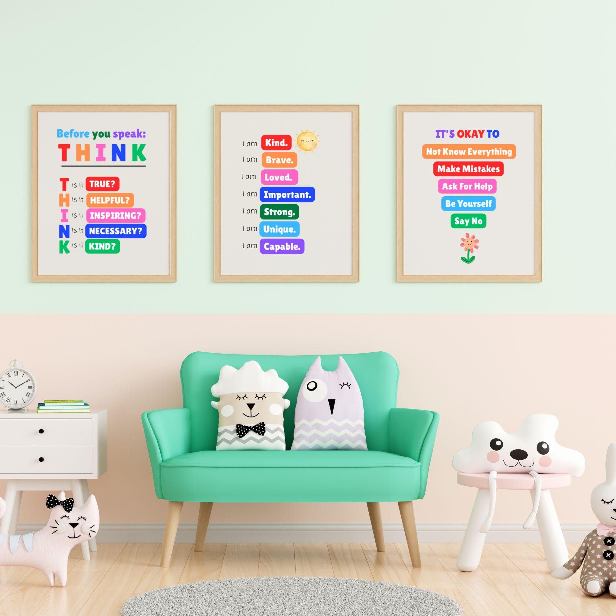 Emotional Regulation Poster for ADHD and Autism - Printable Affirmation ...