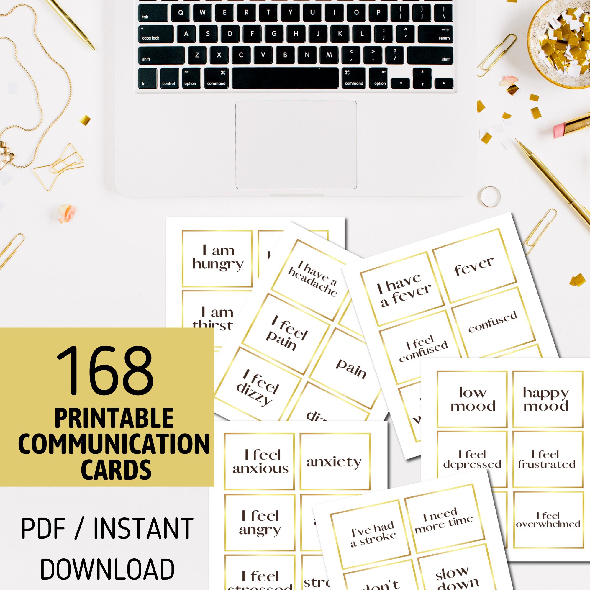 Printable Communication Cards for stroke dementia | Etsy