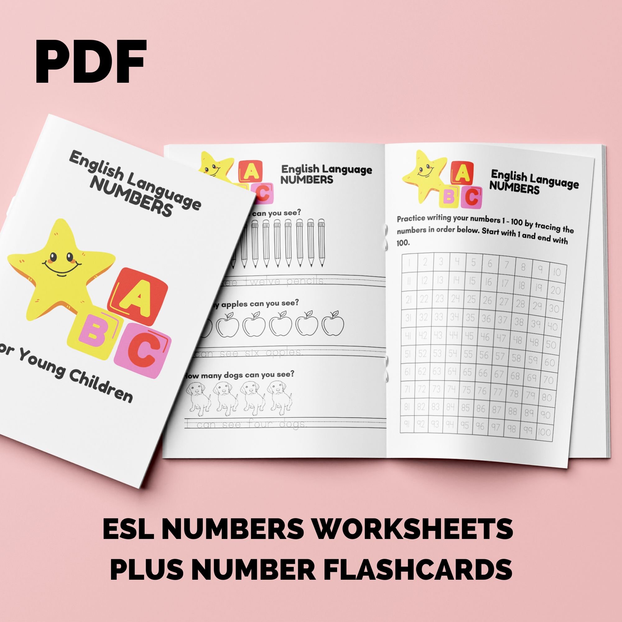 ESL Numbers Worksheets / ESL Number Workbook, Number Worksheets ...