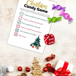 PRINTABLE Christmas Games, Printable Festive Games, Office Xmas Games ...