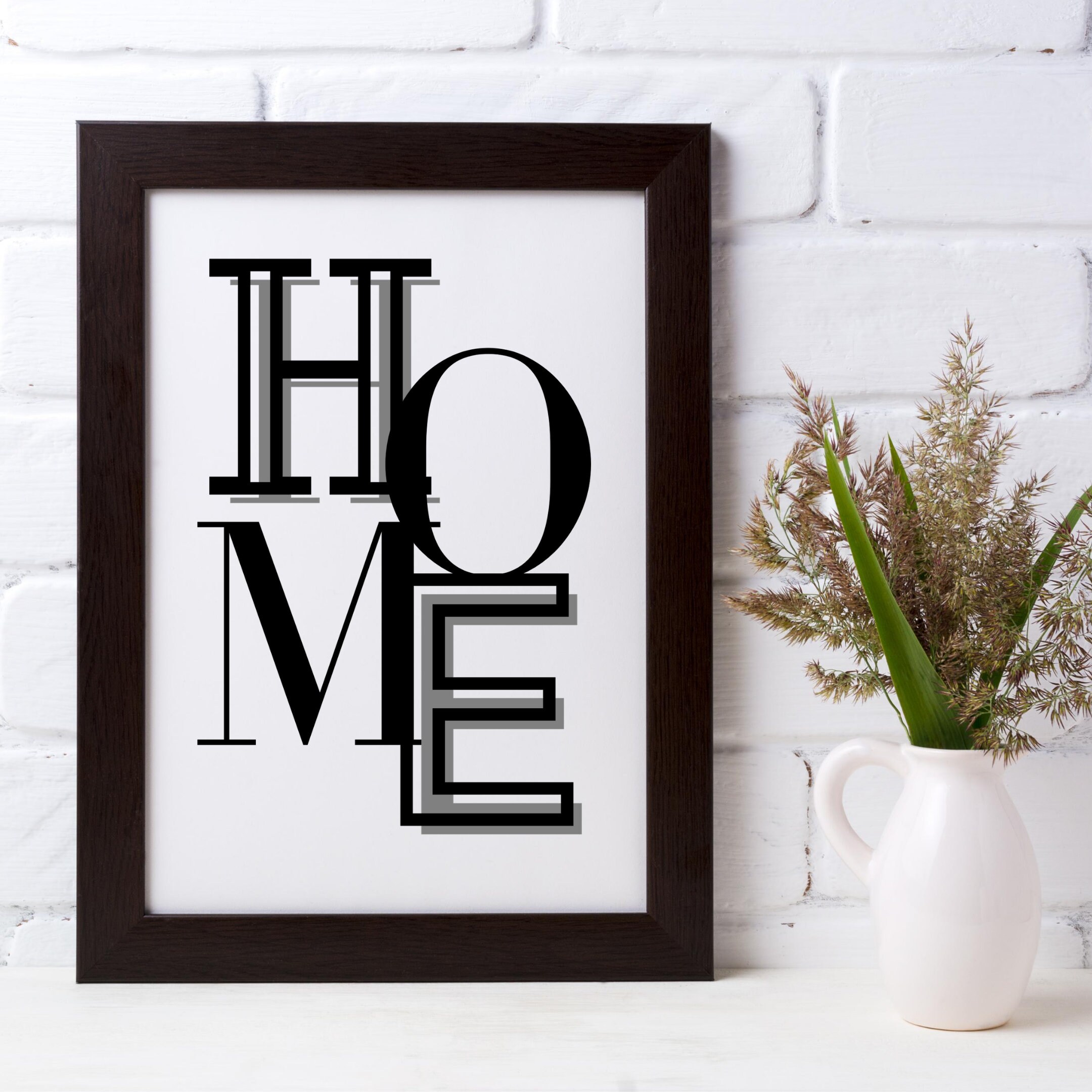 Home Sign Home Printable Home Print Printable Wall Art | Etsy