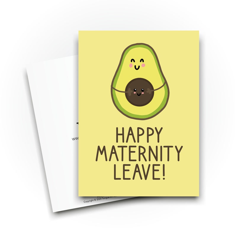 Cute Maternity Leave Cards Leaving Work New Baby on the Way - Etsy UK