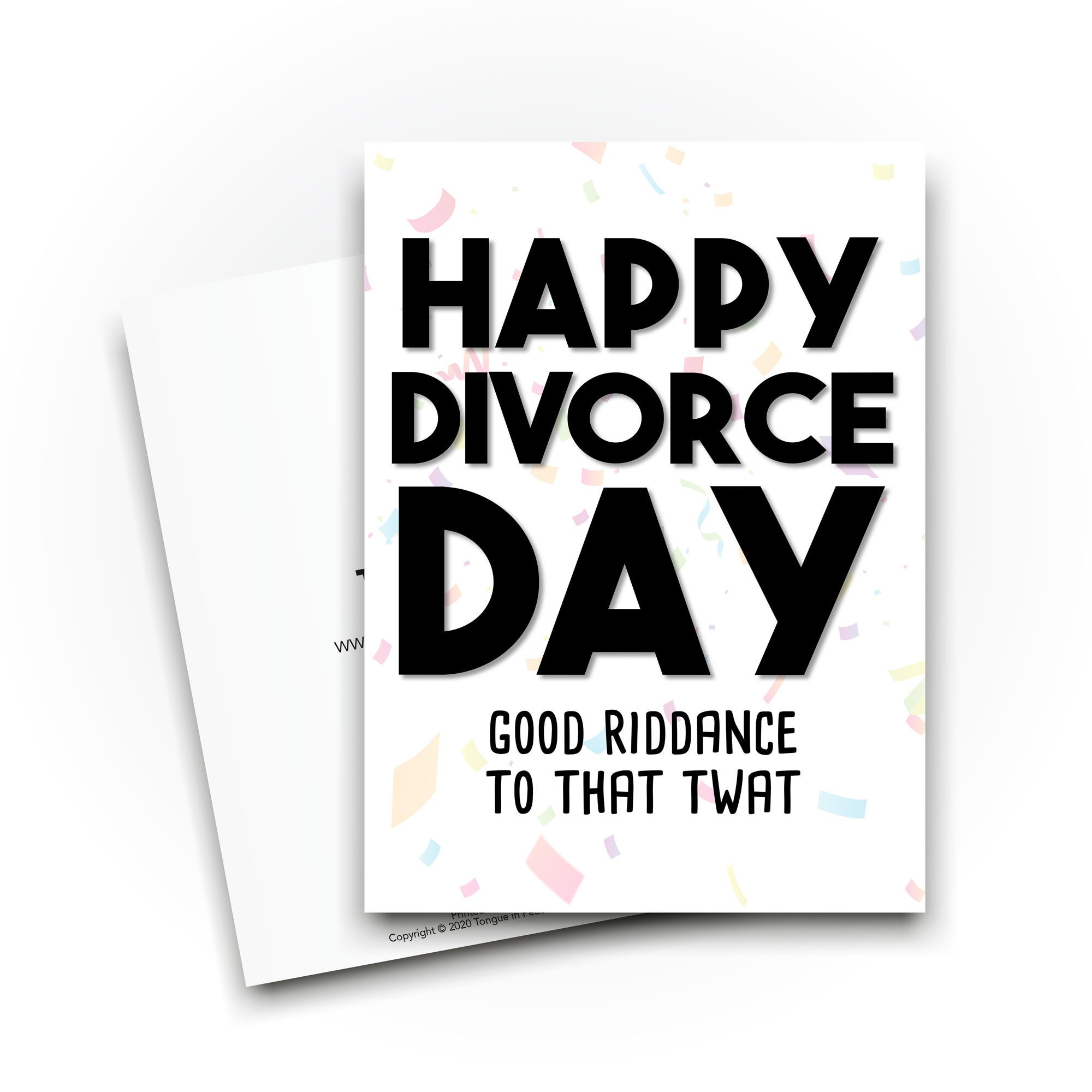 Funny Divorce Day Cards Happy Divorce Day Good Riddance to - Etsy UK