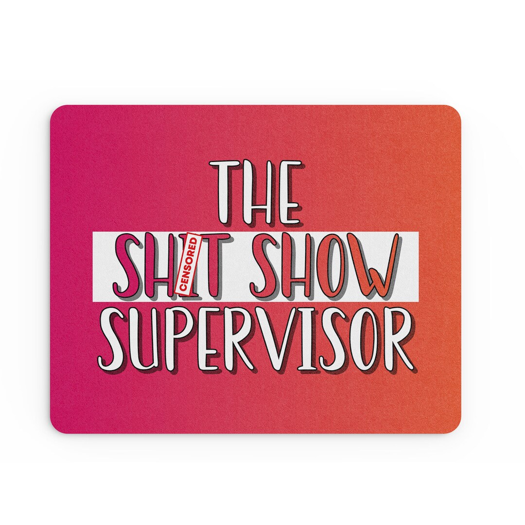 Funny Mouse Mat Office Work Mouse Pad Desk Accessories Computer Admin ...