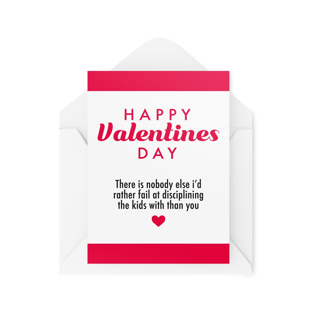 Funny Valentines Cards for Her for Him Women & Men No on Better to Fail ...