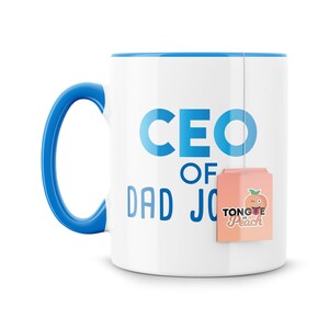 Funny Father's Day Mugs CEO of Dad Jokes Mug Banter - Etsy UK