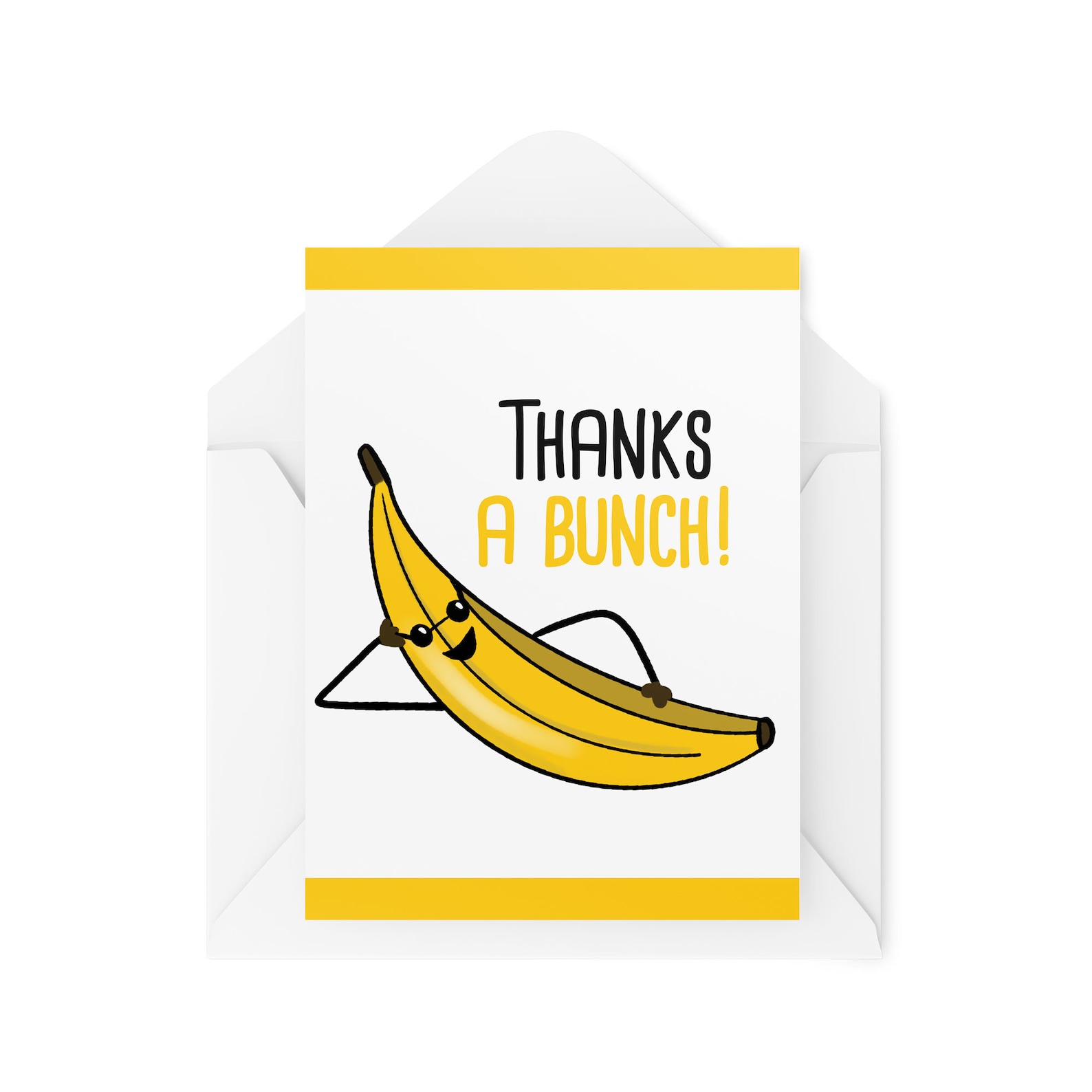 Funny Thank You Cards Thanks A Bunch Appreciation Card - Etsy