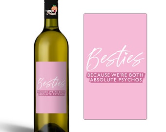 Funny Wine Label for New Job Gift, Boss Wine, Funny Employee Gift ...