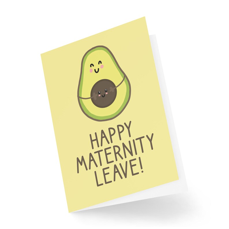 Cute Maternity Leave Cards Leaving Work New Baby on the Way - Etsy UK