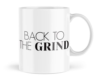 Back to Work Mug - Etsy