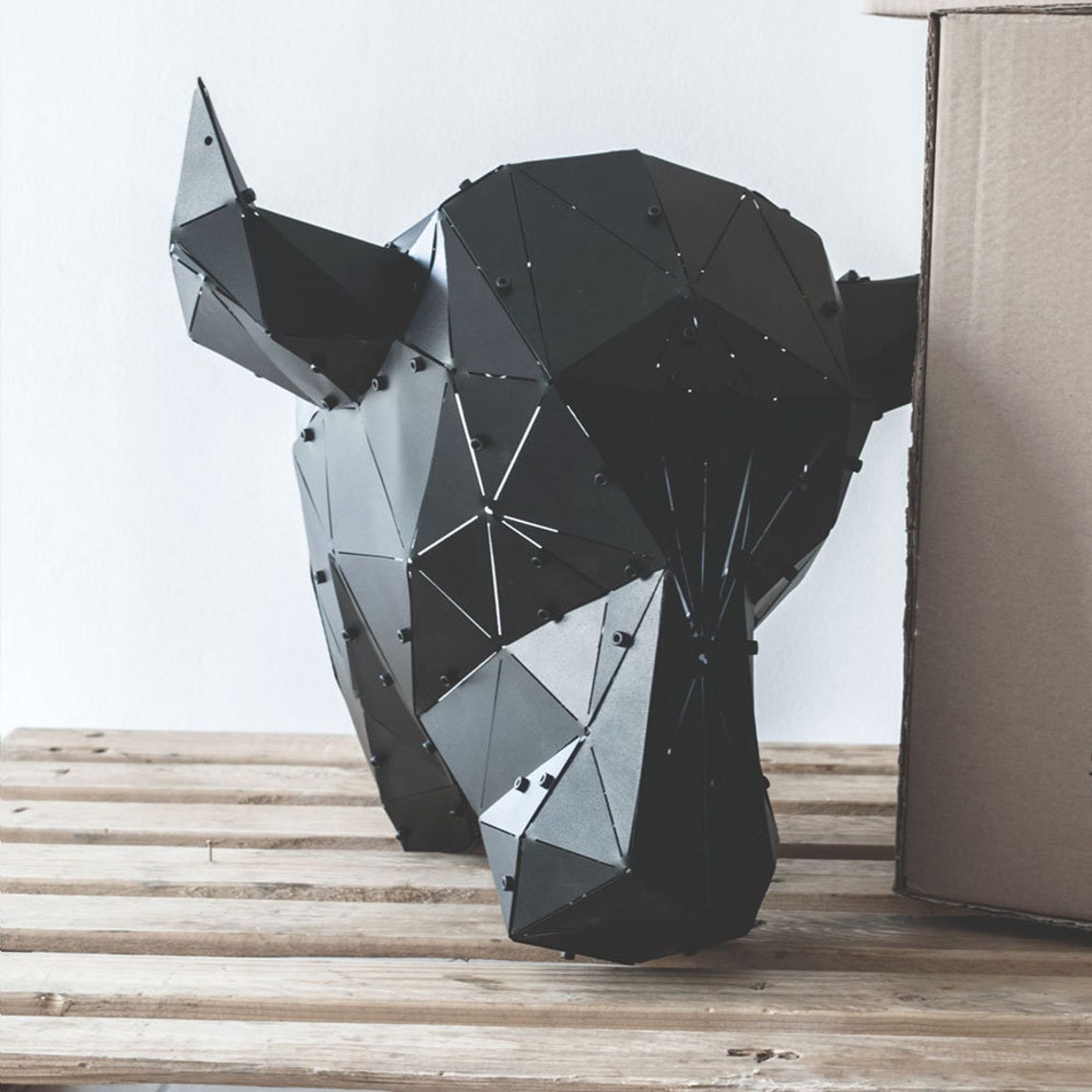 BULLY Metal Bull Wall Decoration Handmade 3D Metal Bull Head | Etsy