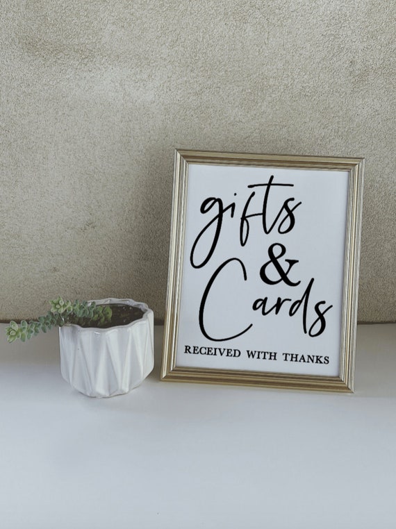 Downloadable Gifts & Cards sign | Etsy