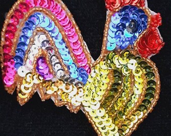 Sequin Rooster - Etsy