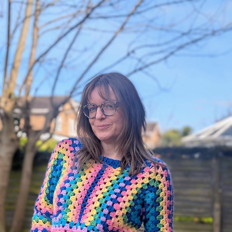 Kids Crochet Hexagon Sweater - Etsy UK