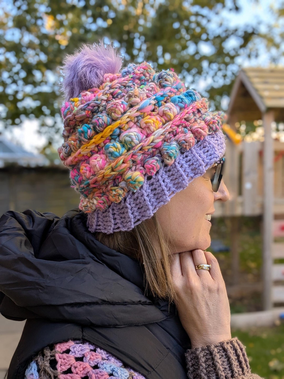 CROCHET PATTERN PDF, the Bobbly Bobble Hat, Crochet Pattern, - Etsy