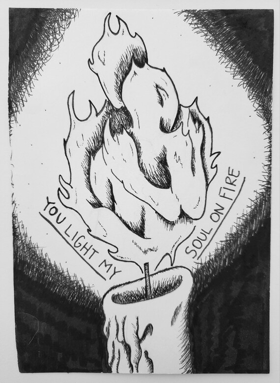 You Light My Soul on Fire | Etsy