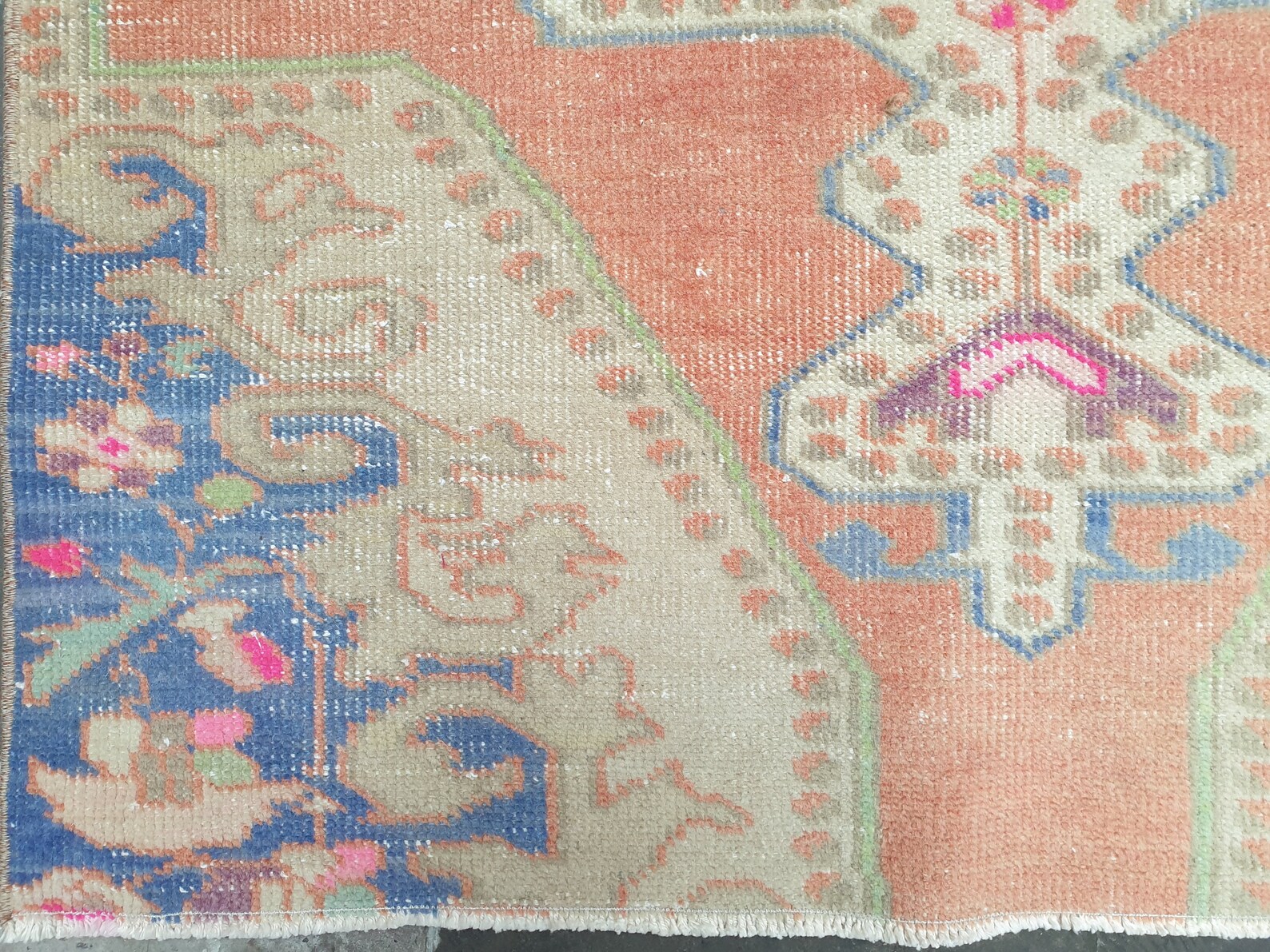 Handmade Area Rug 3 7x 5 8 Feet Vintage Etsy handmade-area-rug-3-7x-5-8-feet-vintage-etsy