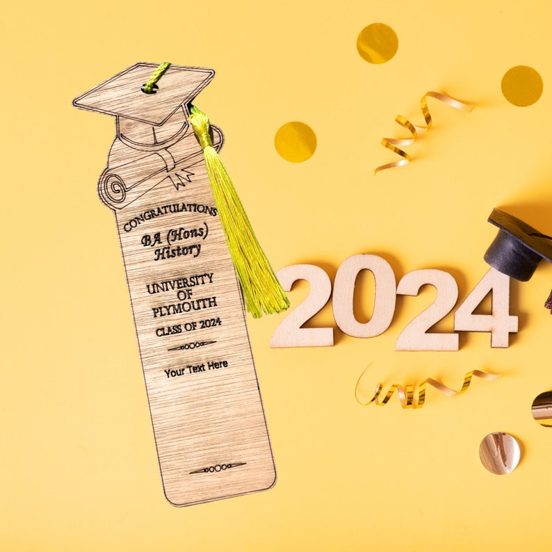 Graduation Bookmark Personalised Graduation Gift for University Student ...