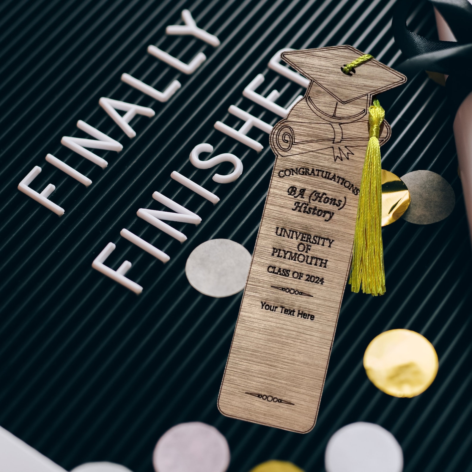 Graduation Bookmark Personalised Graduation Gift for University Student ...