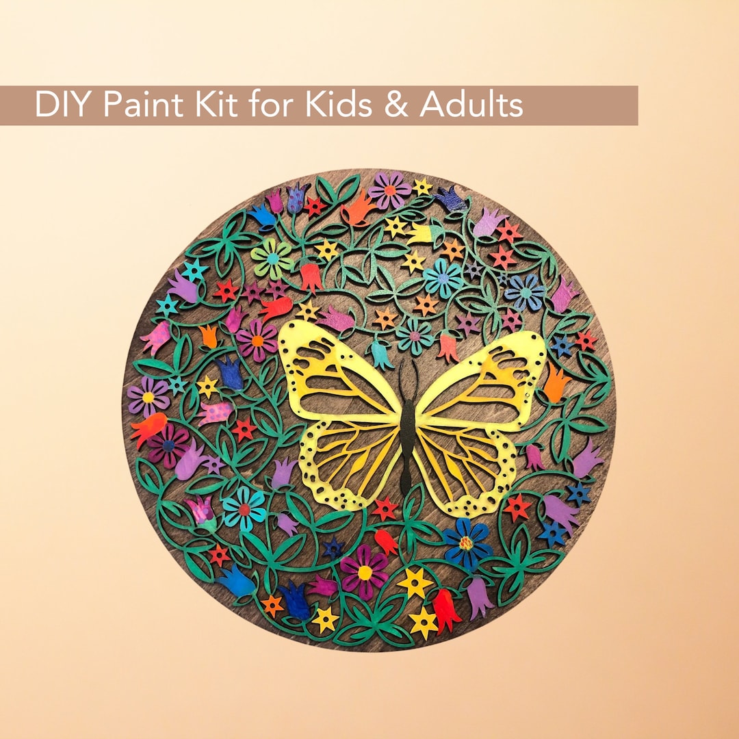 Insect Paint Kit, DIY Wall Art, Make Your Own Art Gift, Adult Paint ...