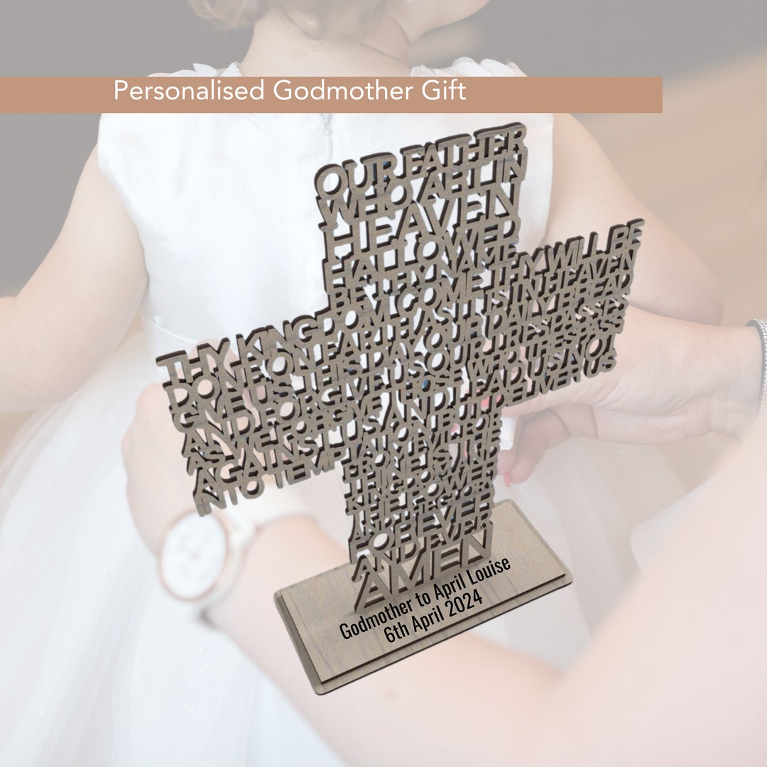 Godmother Thank You Gift, Godparent Gift, Personalised Godmother Gift ...