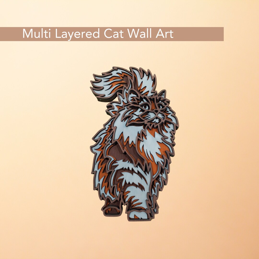 Personalised Cat Wall Art, Cat Home Decor, Cat Lovers Gift, Cat Owner ...