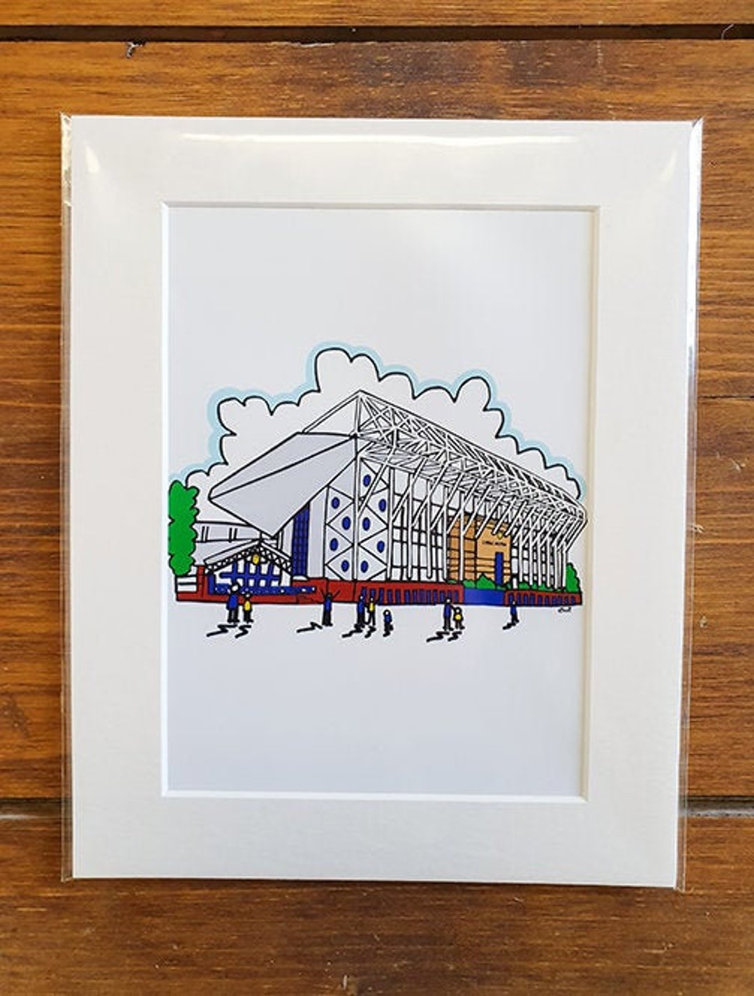 Leeds United LUFC Elland Road Stadium Digital Artwork - Etsy