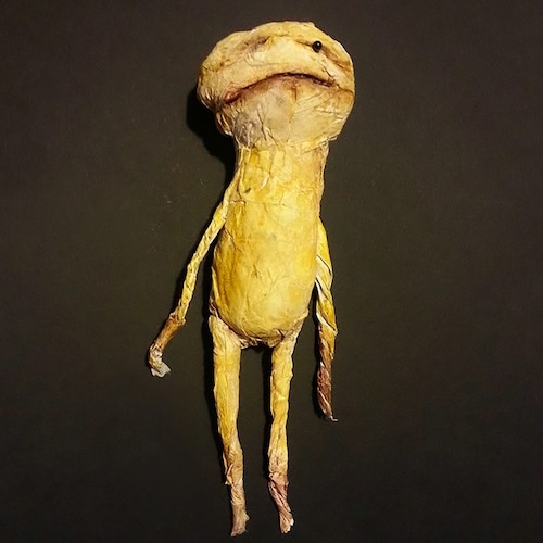 Paper Mache Dark Home Decor Homunculus, Handmade Monster Doll Sculpture ...