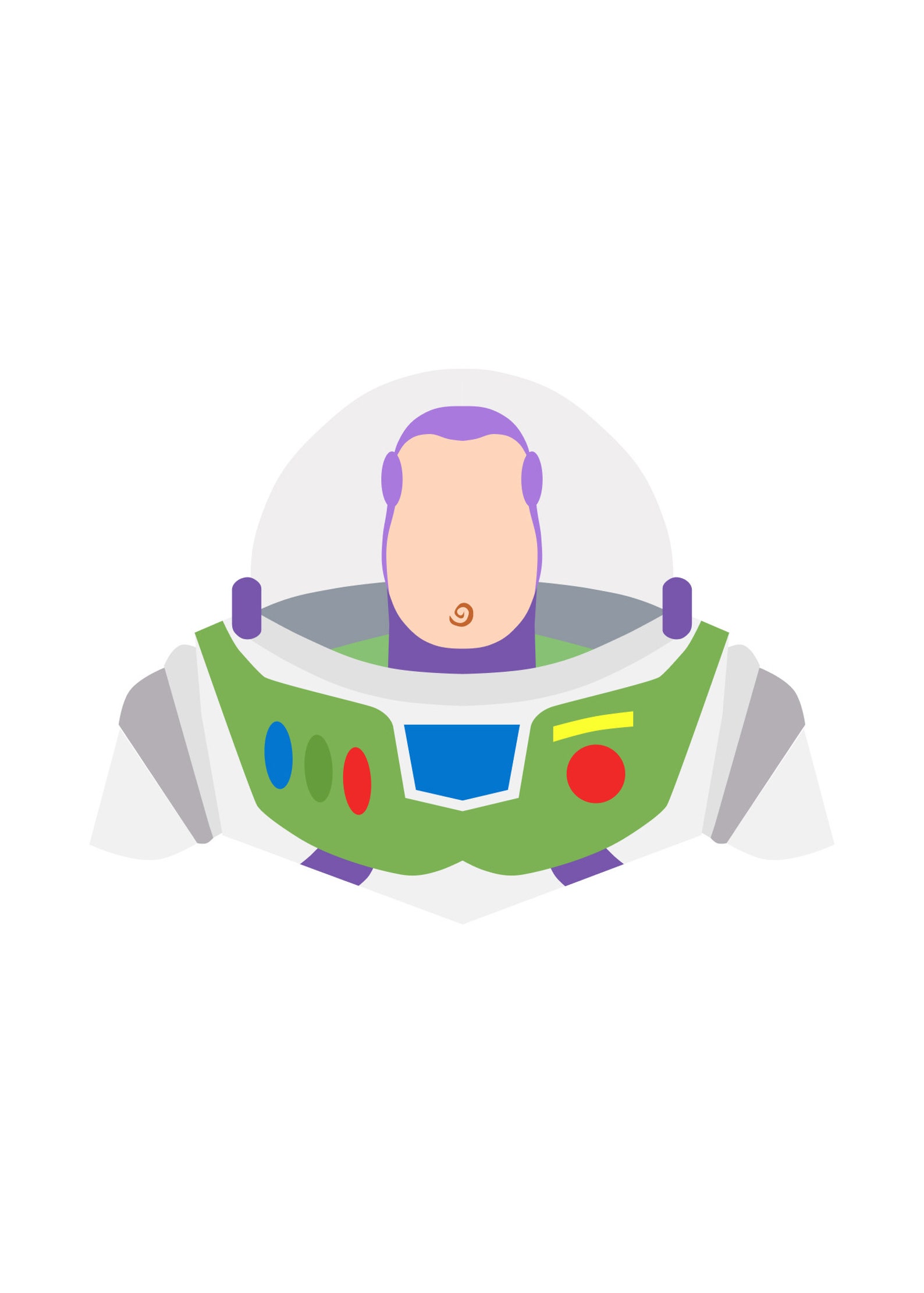 BUZZ LIGHTYEAR Pixar Minimalist Print Portrait Poster | Etsy