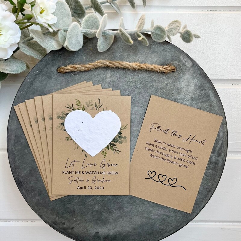 Let Love Grow Wedding Favor - Etsy