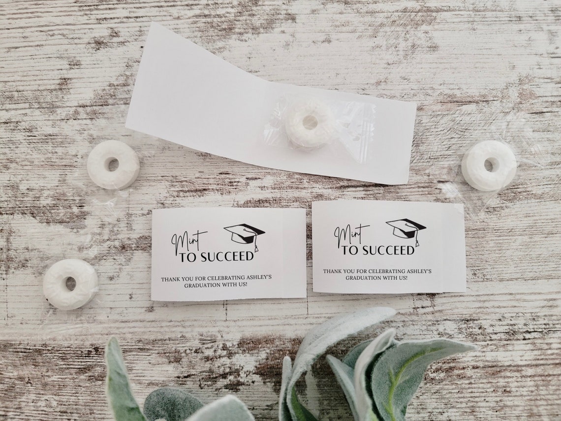 Graduation Mint Cards Mint to Succeed Class of 2023 - Etsy