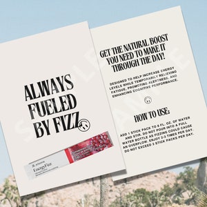 NEW Modern Arbonne Energy Fizz Stick Sample Card | Fizz is Mama Magic ...