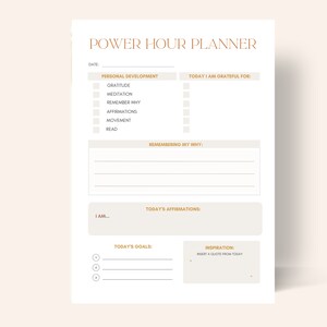 Direct Sales Power Hour Planner MLM Success Tracker Network Marketing ...