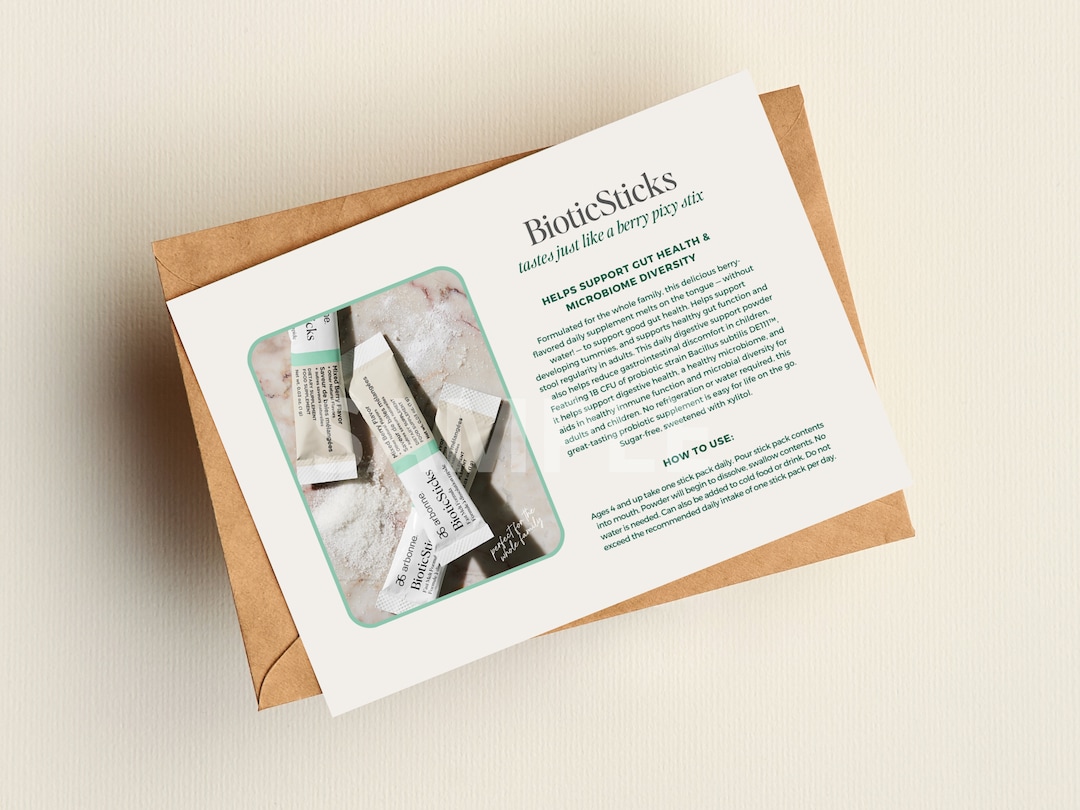 Arbonne Bioticsticks Probiotic Card | Pixy Stix | Arbonne Probiotics ...